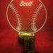 Softball Diamond Ball Sports Night Light up Table Desk Lamp - Etsy