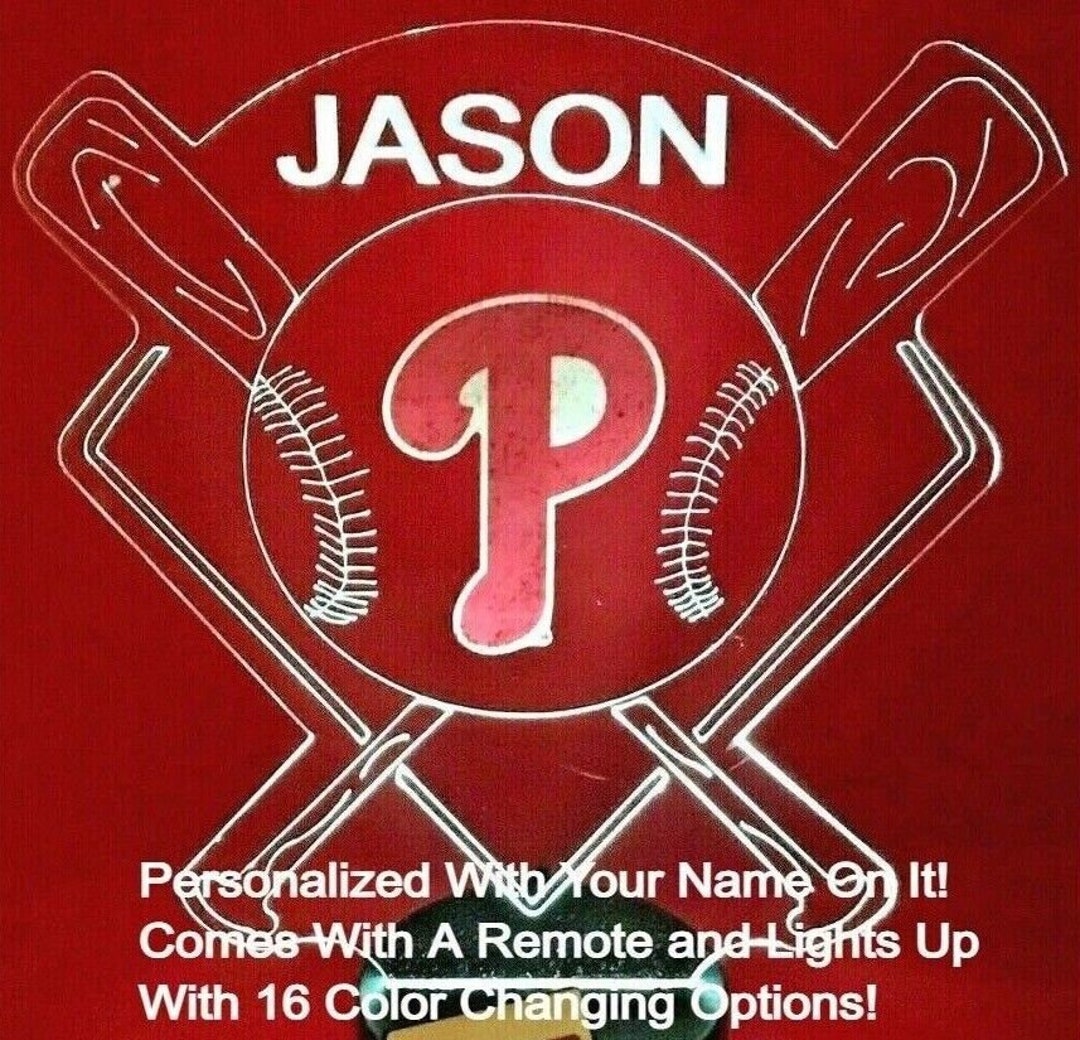 Philadelphia Phillies Night Light up Table Lamp Baseball Stadium LED ...