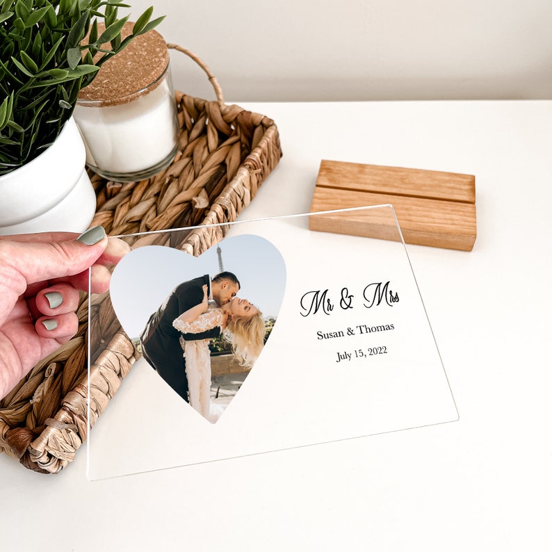 Custom Personalized Photo Picture Plaque, Wedding Anniversary ...