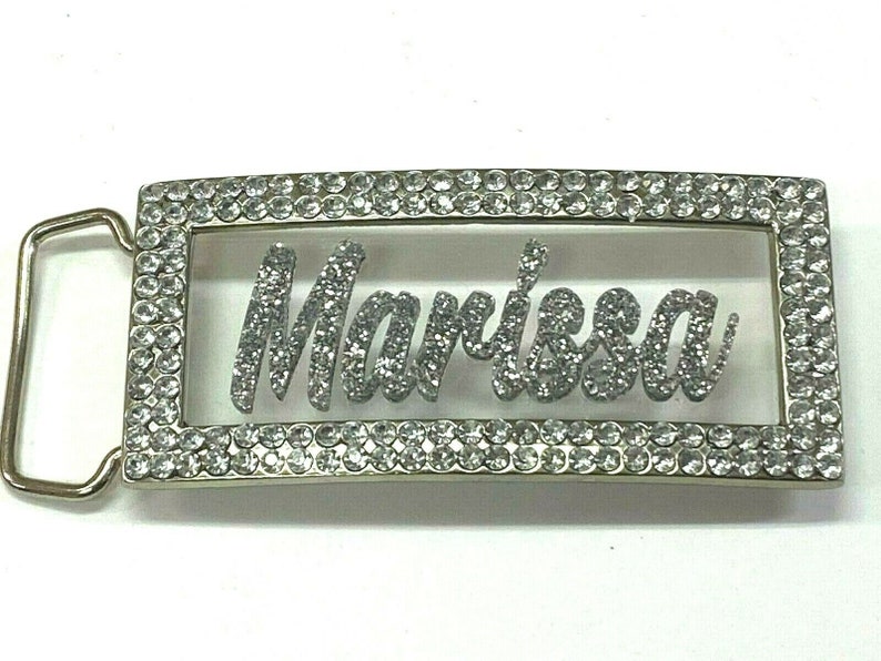 Adjustable Belt Buckle Laser Cut Personalized Custom Bling - Etsy