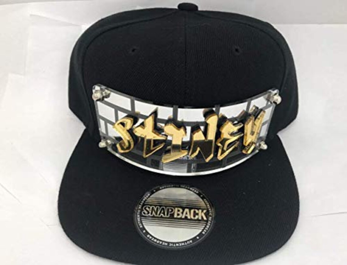 Personalized Custom Snapback Hat Six Panel Flat Bill Snap Back | Etsy