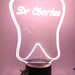 Tooth and Brush Dental Dentist Night Light up Table Desk Lamp LED ...