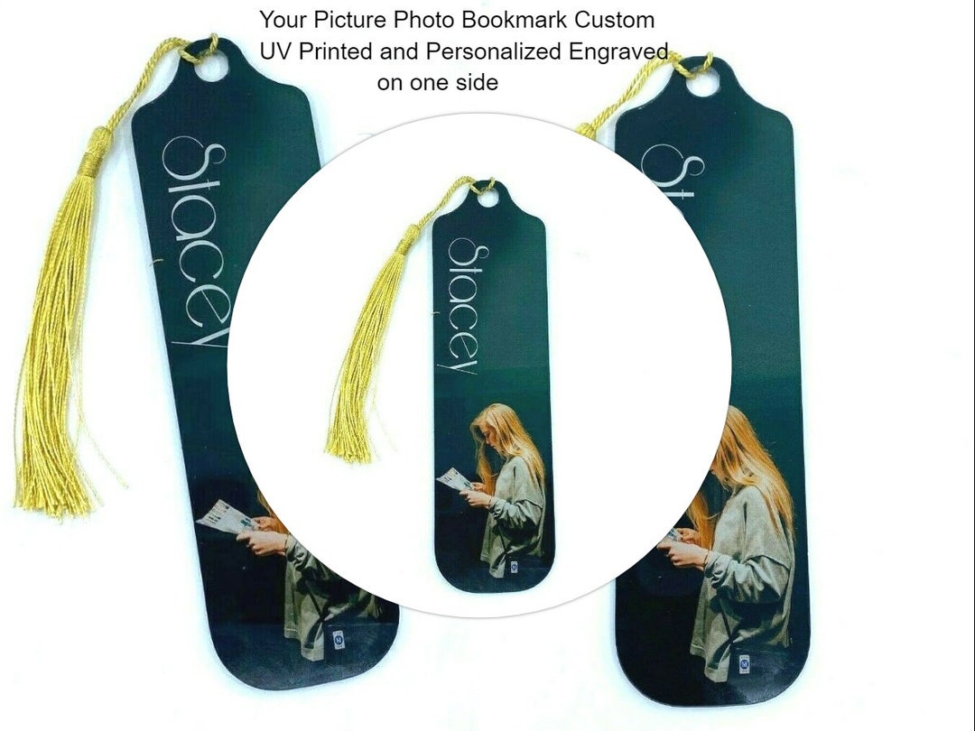Custom One Sided Picture Photo Memorable Engraved Acrylic Bookmark ...