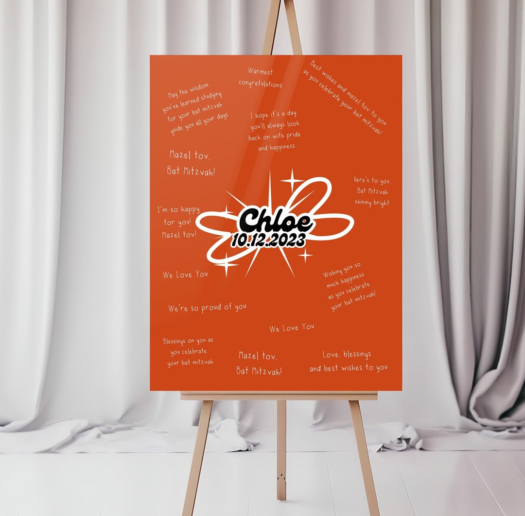 Acrylic Party Sign in Boards With Logo Personalized Custom Made to ...