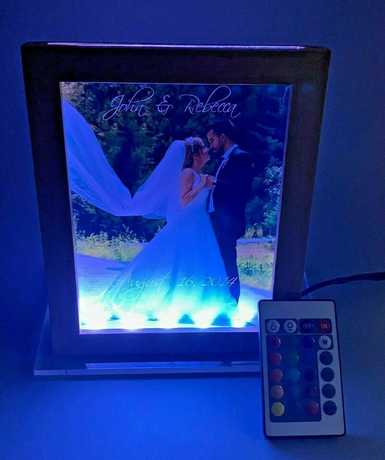 Large Custom Free Standing Picture Photo Frame With Your Photo | Etsy