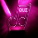 Music Notes Night Light Multi Color Personalized LED Wall - Etsy