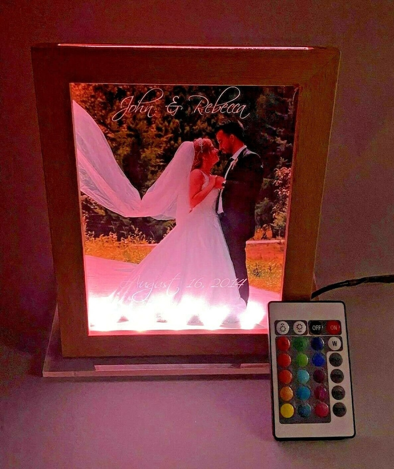 Large Custom Free Standing Picture Photo Frame With Your Photo | Etsy