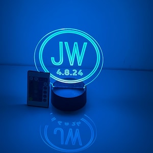 Your Custom Picture Photo/logo Table LED Light up Party Centerpiece ...