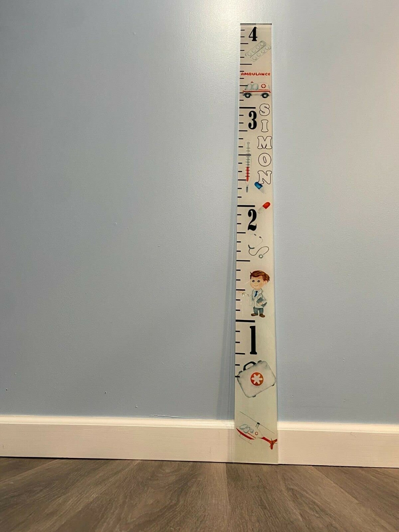 Custom Personalized Measurement Ruler Premium Acrylic | Etsy