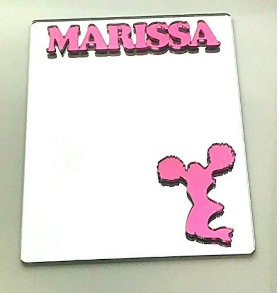 Cheerleader Cheer Locker Mirror Personalized Back to School Magnetic ...