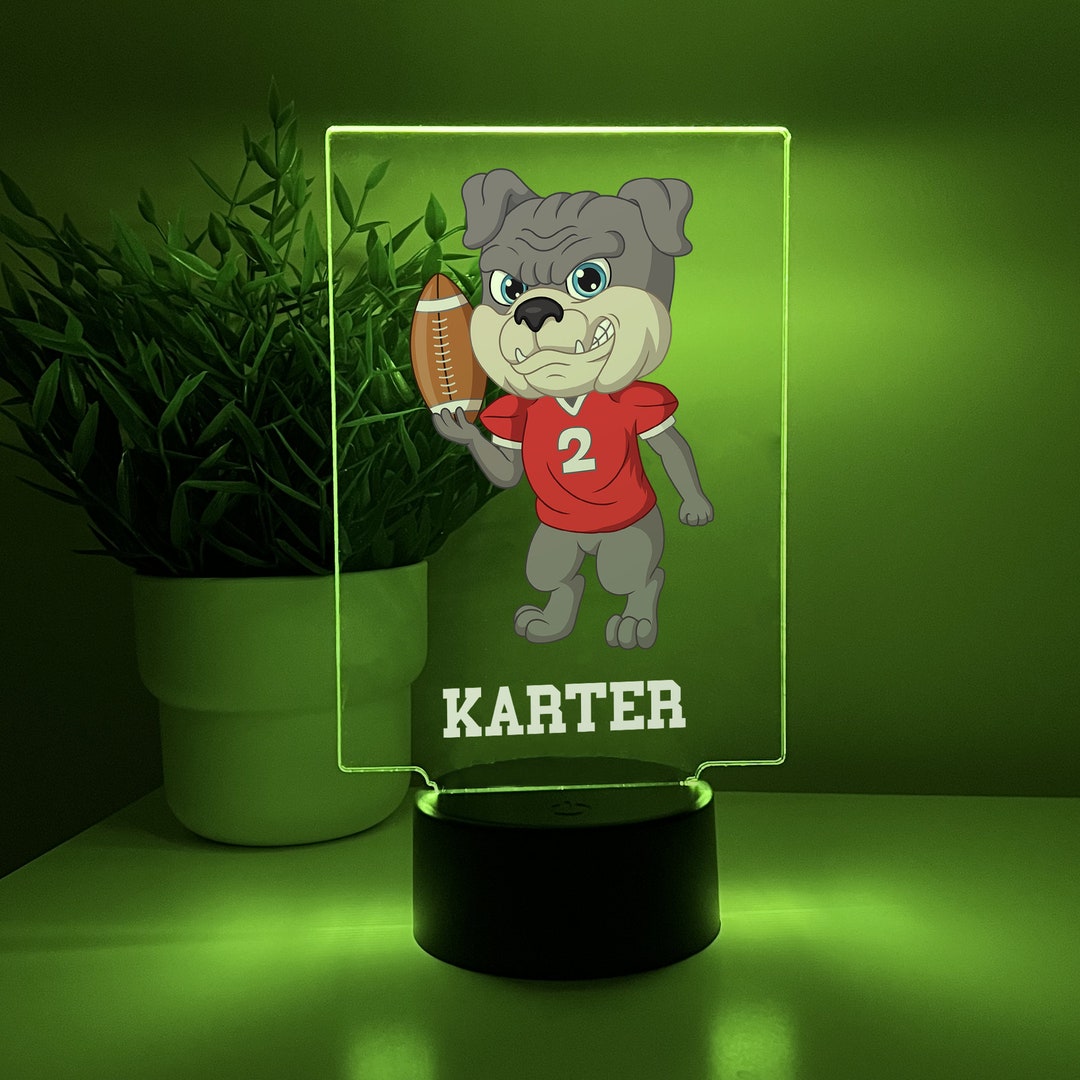 Custom Personalized 16 Color LED Animal Athlete Design Choice Sports ...