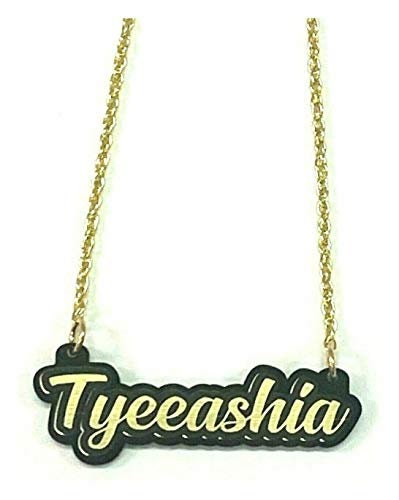 Personalized Name Plate Custom Name Necklace Nameplate Chain | Etsy