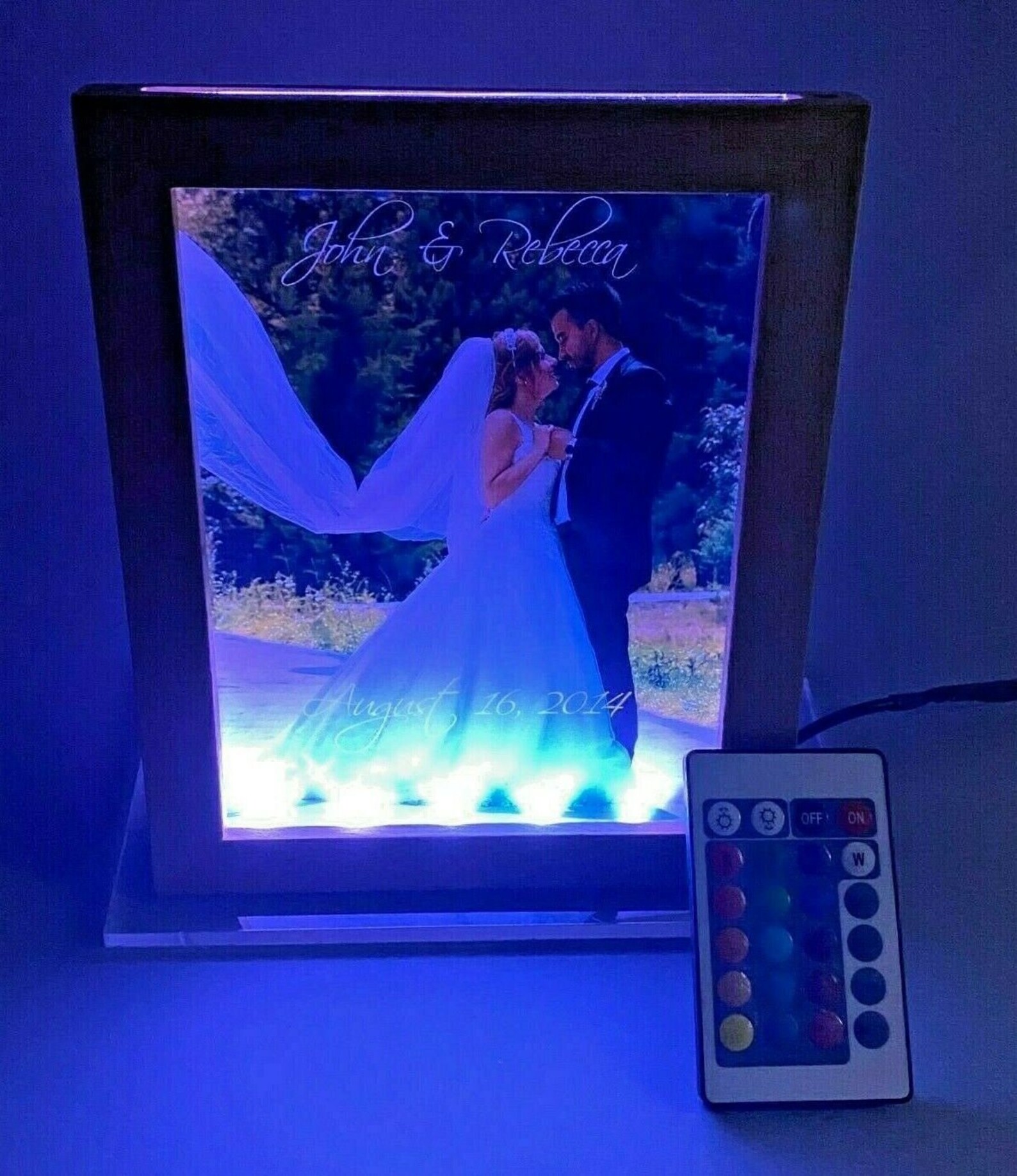 Large Custom Free Standing Picture Photo Frame With Your Photo | Etsy