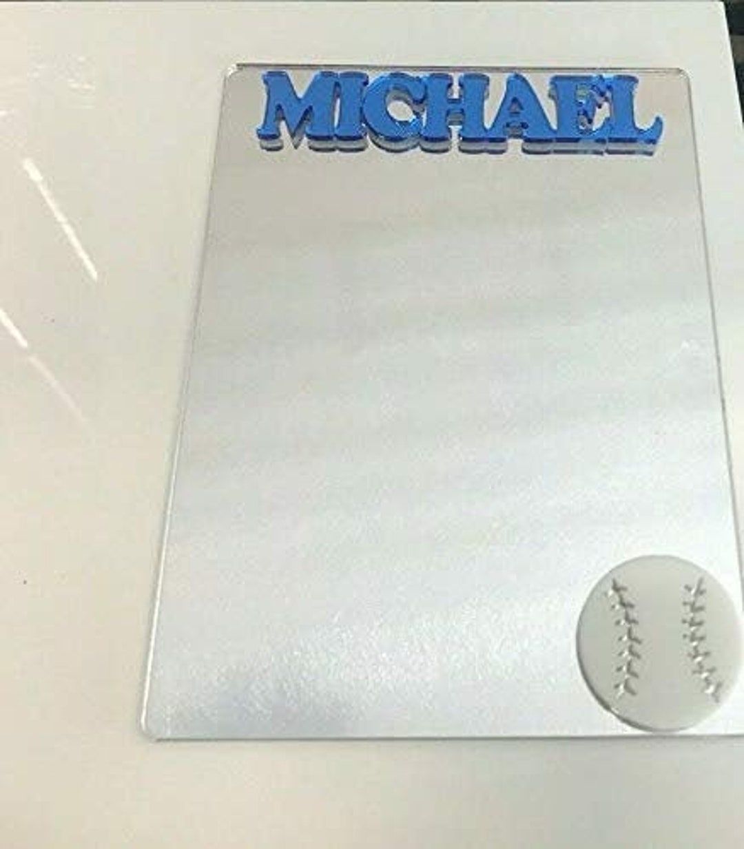 Baseball Locker Mirror Personalized Back to School Magnetic Sports ...