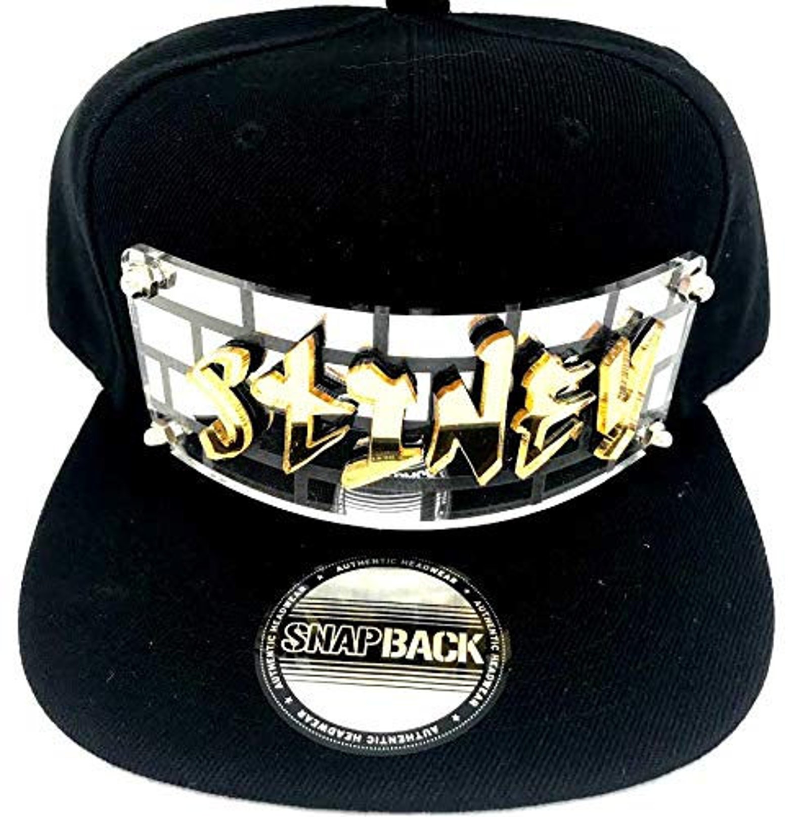 Personalized Custom Snapback Hat Six Panel Flat Bill Snap Back | Etsy