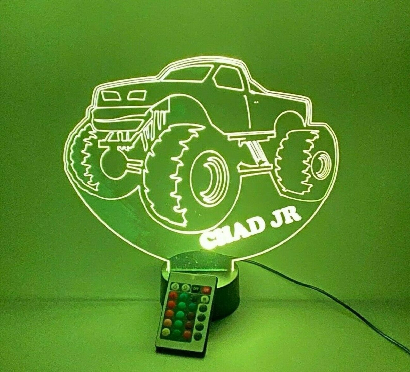 Monster Truck 4x4 Offroad Night Light up Table Desk Lamp LED ...