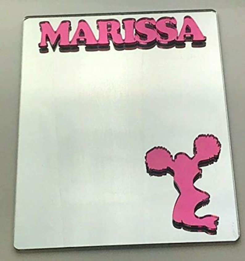 Cheerleader Cheer Locker Mirror Personalized Back to School - Etsy