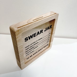 Personalized / Swear Jar / You Say It You Pay It / Cuss Jar Coin Bank ...