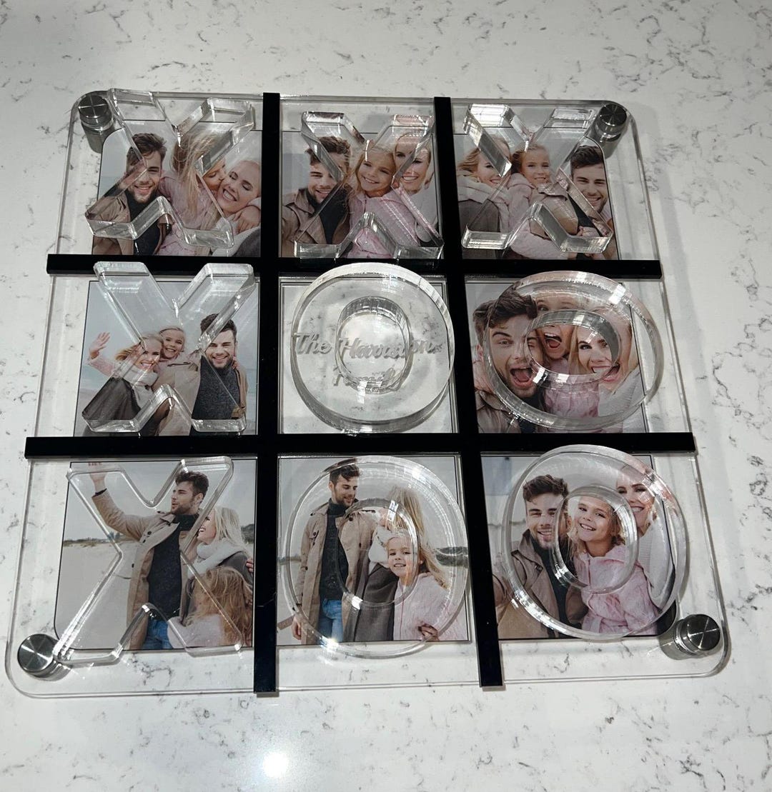 Family Tic Tac Toe Anyone? Creative Xs and Os Fun Gift - Personalized ...