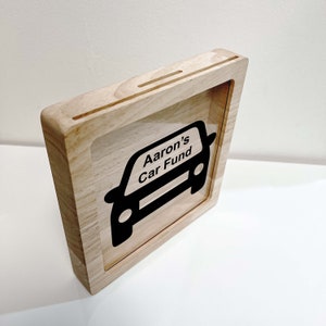 Personalized Car Savings Piggy Bank for Boys - Car Custom Name Money ...