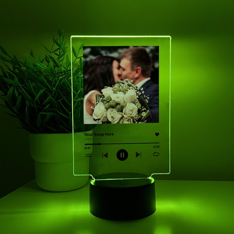 Custom Personalized Photo Song Framed Lyrics Music Album Cover Picture ...