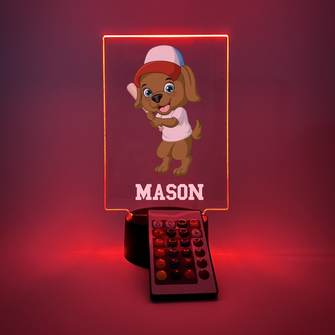 Custom Personalized 16 Color LED Animal Athlete Design Choice Sports ...