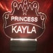 Princess Crown Night Light Multi Color Personalized LED Wall - Etsy