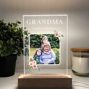 Custom Photo Picture LED Wood Stand Night Light up Table Lamp Best ...