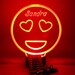 Emoji Emoticon Smiley Face Heart Night Light up Table Desk - Etsy