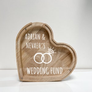 Wedding Fund Bank, Customizable, Memories, Personalized, Shadow Box ...