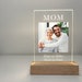 Custom Photo Picture LED Wood Stand Light Lamp Mom Always My Mother ...