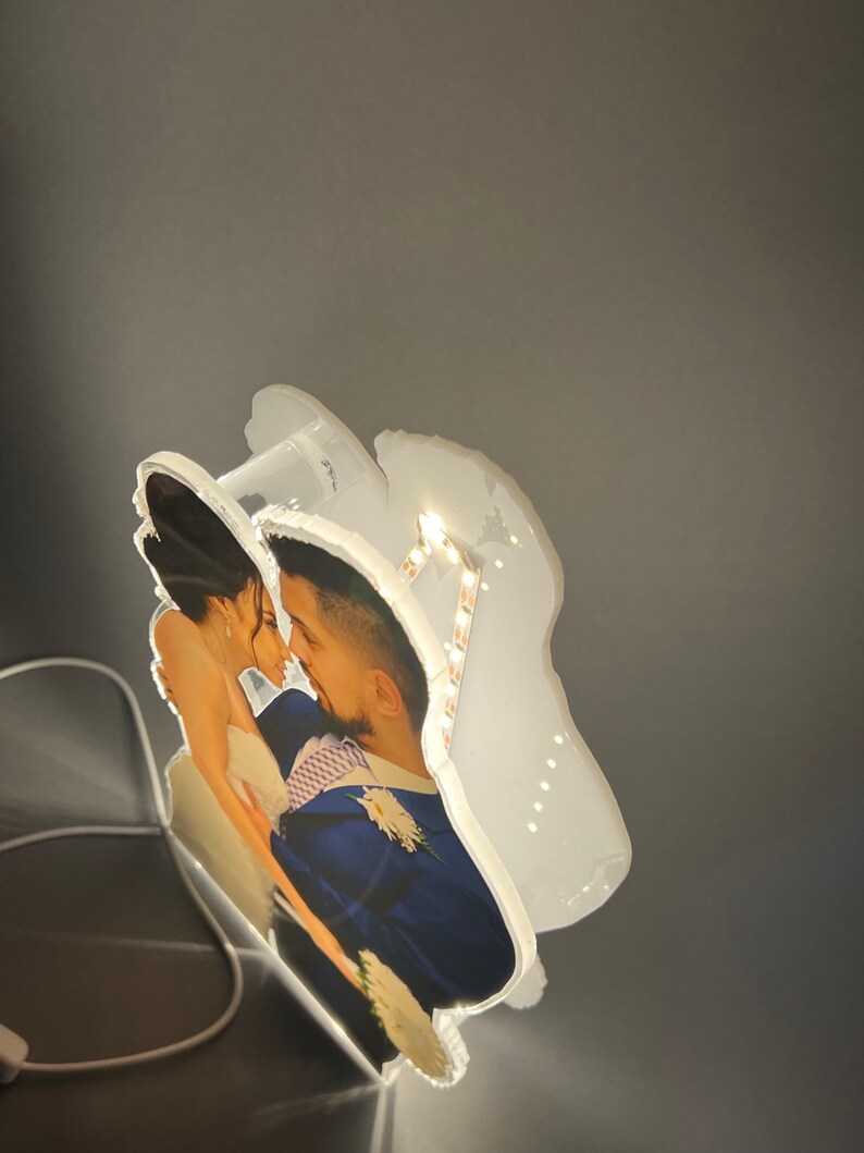 Custom Personalized Photo Picture LED Free Standing Stand - Etsy