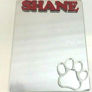 Paw Print Locker Mirror Personalized Back to School Magnetic Custom ...