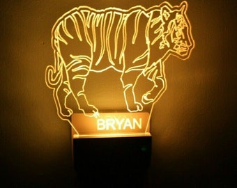 Tiger Night Light - Etsy