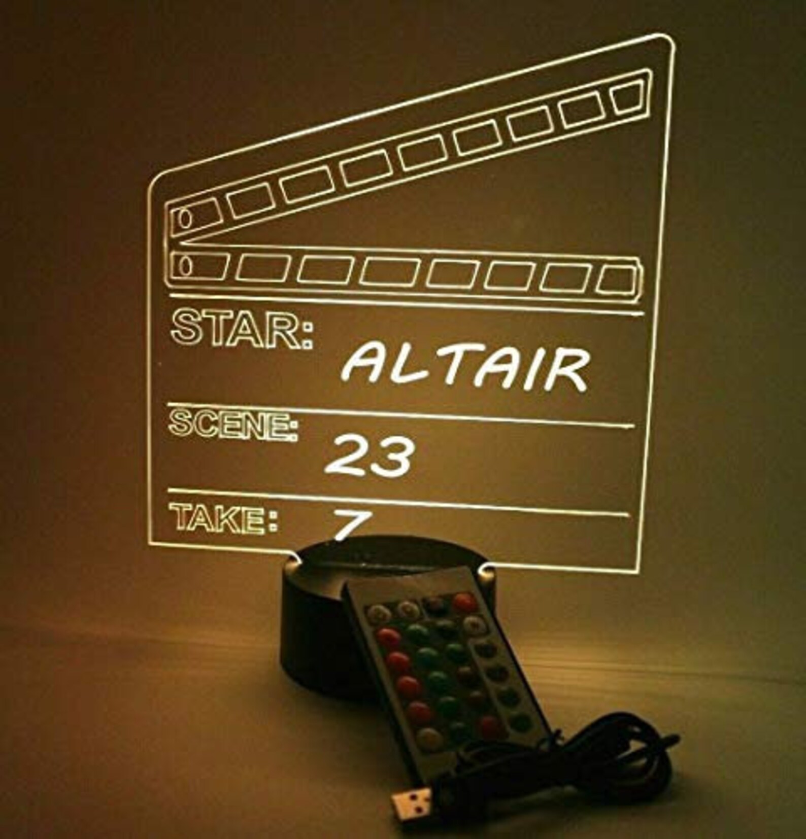 Director Film Clapboard Action Scene Clapper Board Movie | Etsy