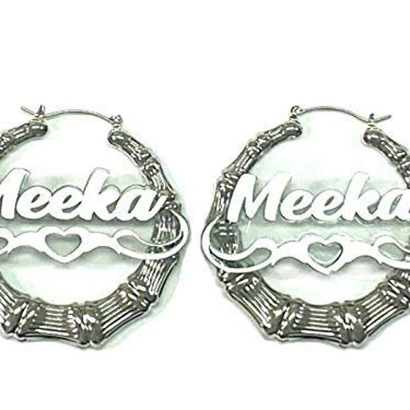 Name Hoop Earrings - Etsy