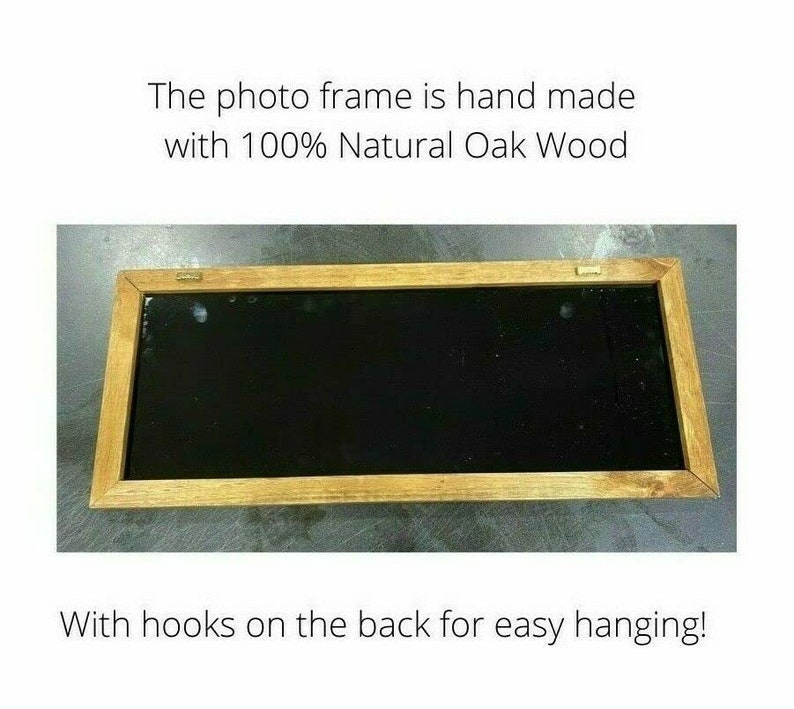 Personalized Wood Frame Large 6x6 Tiles Design Your Picture Photos ...