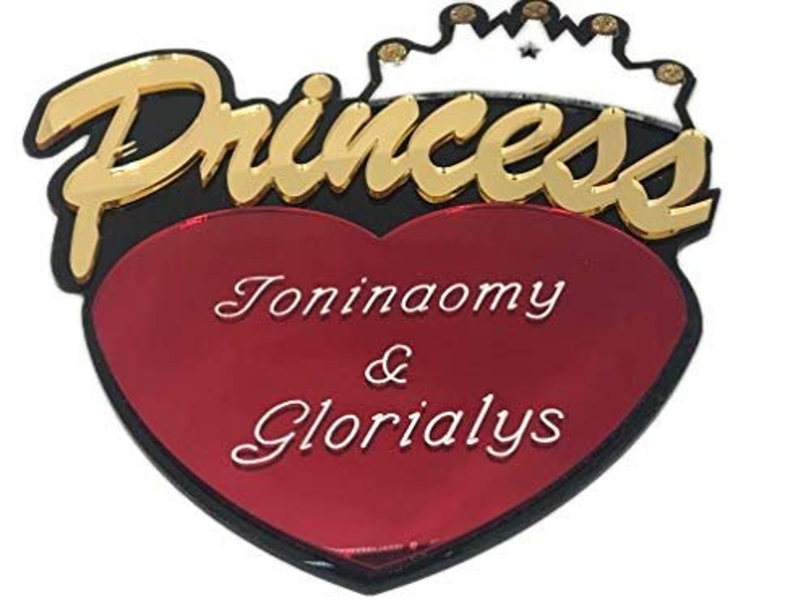 Princess Heart Wall Art Design Decoración del hogar Colgante - Etsy España