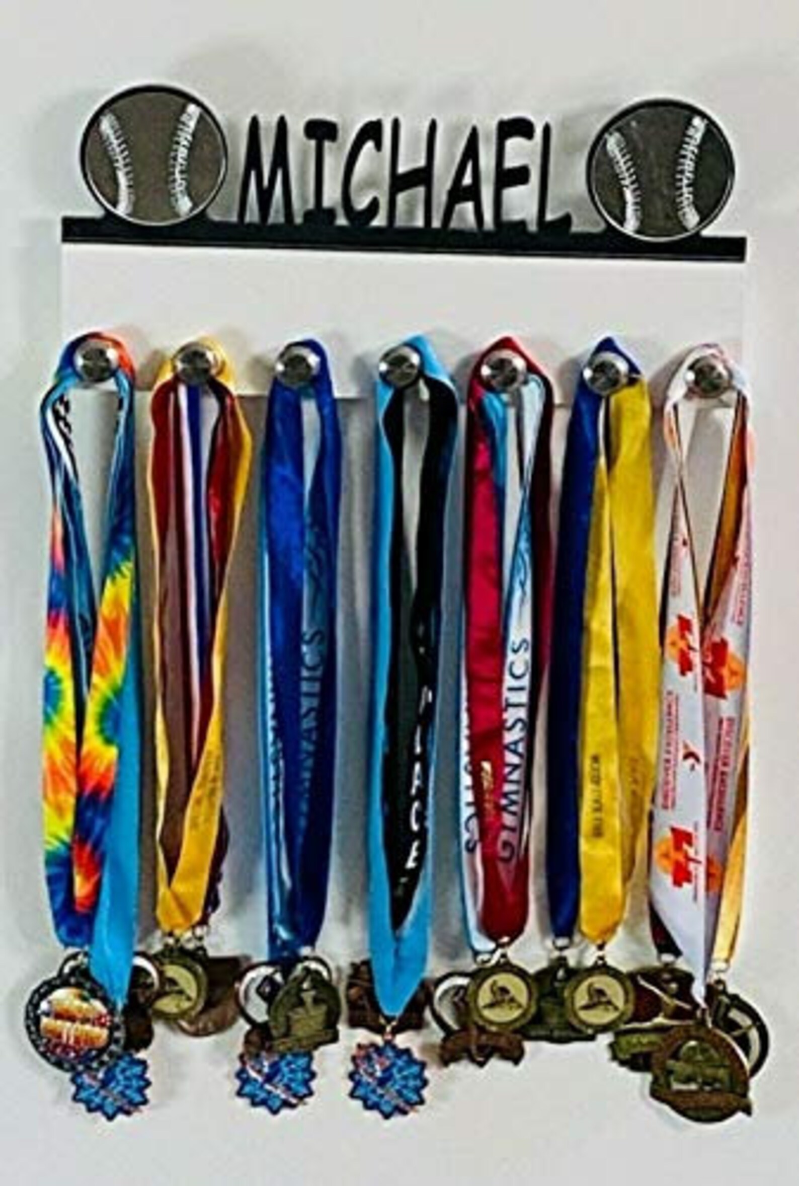 Custom Personalized Name Medal Holder Baseball Sports Display - Etsy