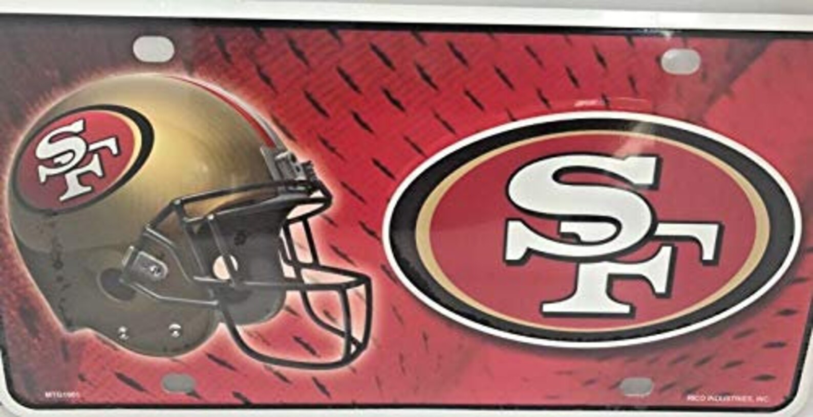 San Francisco SF 49ers Football Personalized Custom License - Etsy