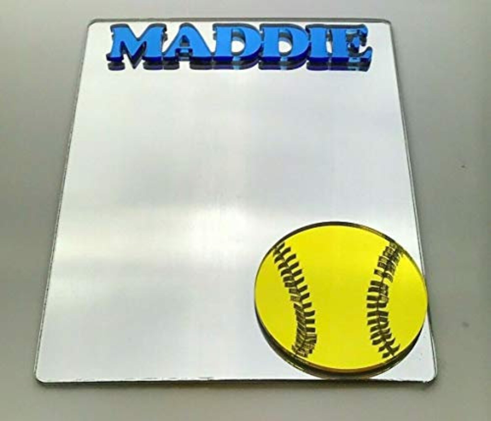 Softball Locker Mirror Personalized Back to School Magnetic Sports ...