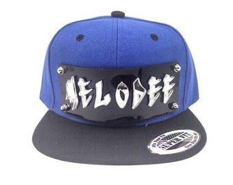 Airbrushed Trucker Hat script/print Two Word - Etsy