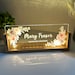 Shimmering Light up Personalized Custom Party Box Table Decoration ...