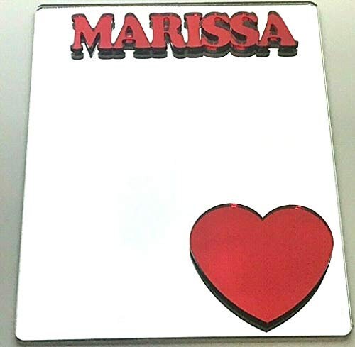 Heart Locker Mirror Personalized Back to School Magnetic - Etsy