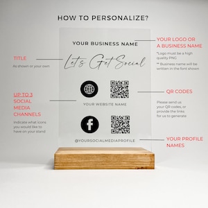 Custom Wifi Password Sign Stand Guests Room Personalized Scan Wifi QR ...