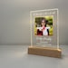 Personalized Photo Picture LED Wood Light up Stand Graduation Cap Grad ...