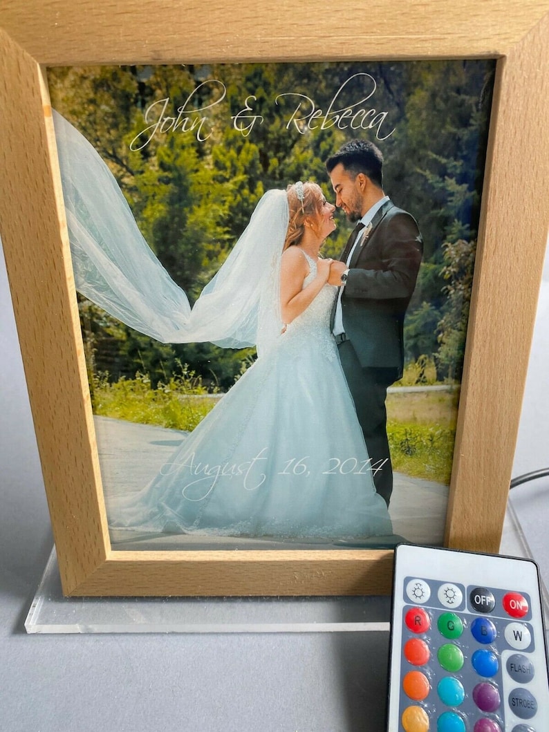 Large Custom Free Standing Picture Photo Frame With Your Photo | Etsy