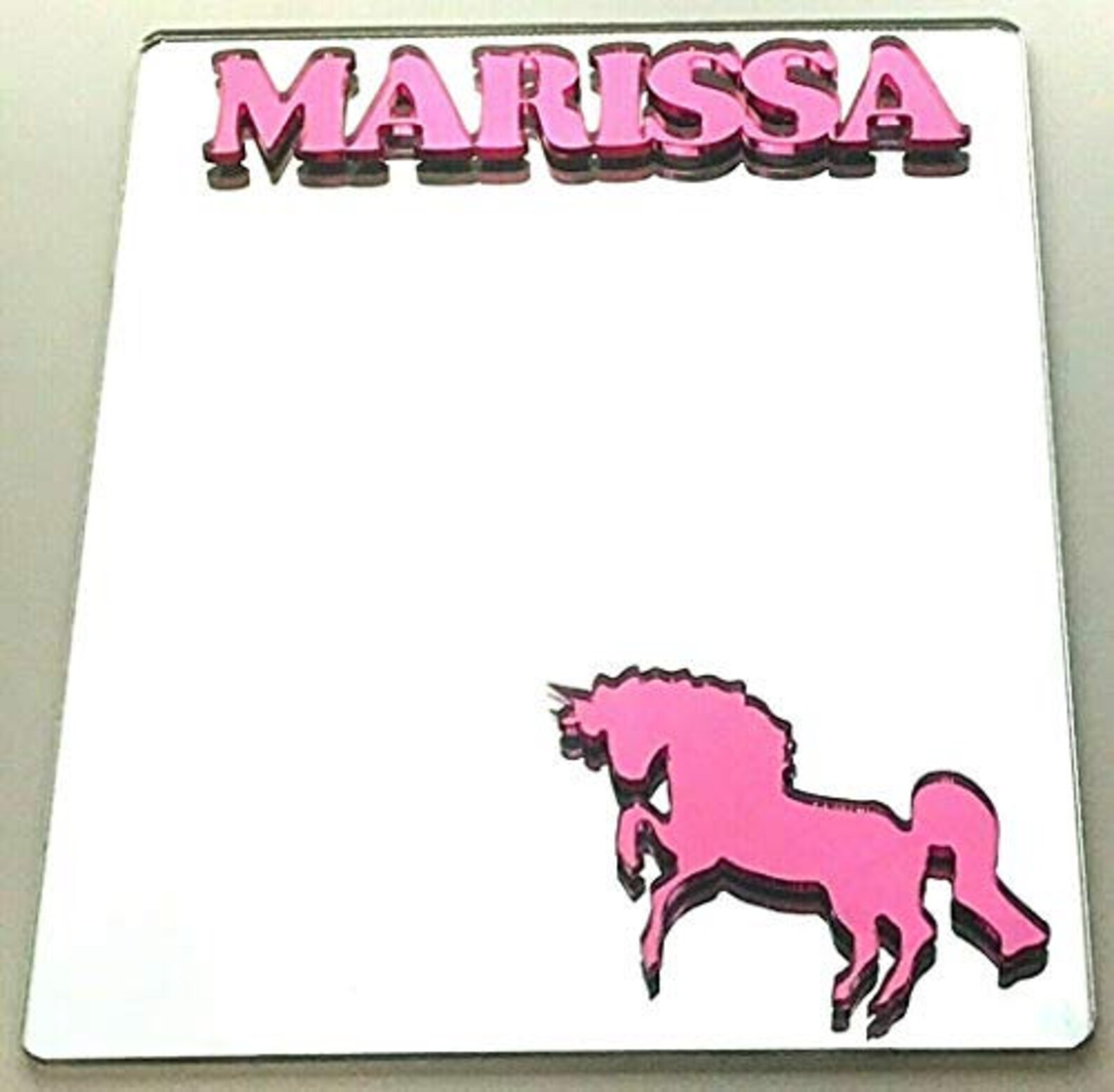 Unicorn Locker Mirror Personalized Back to School Magnetic - Etsy