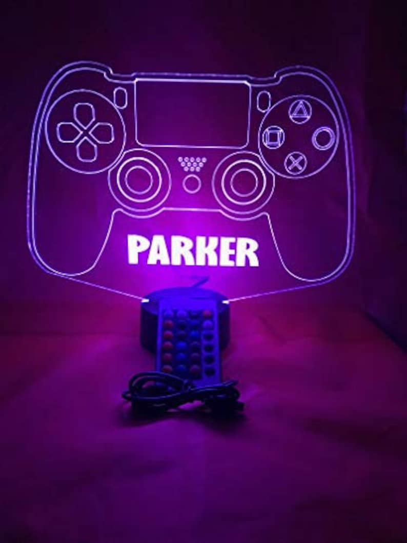 Video Game Controller Console Controller Gaming Room Night | Etsy