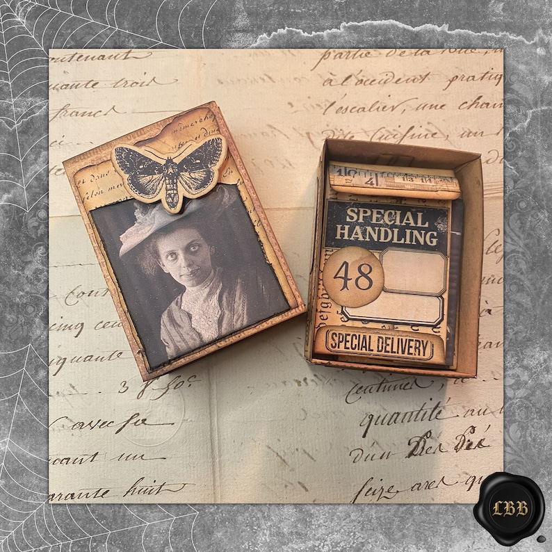 Deceased Relatives Matchbox, Envelopes, Journaling Cards - Etsy